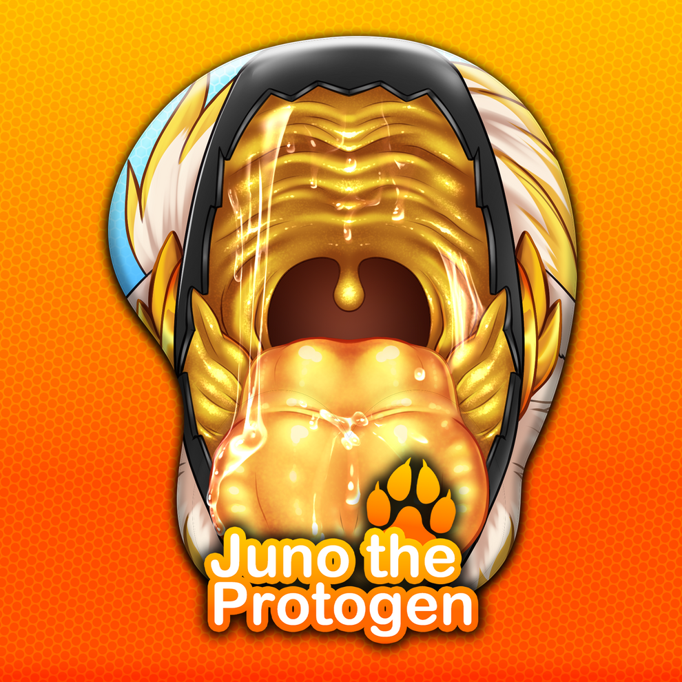 Juno the Protogen "Maw" 3D Mousepad – Blue Screen Apparel