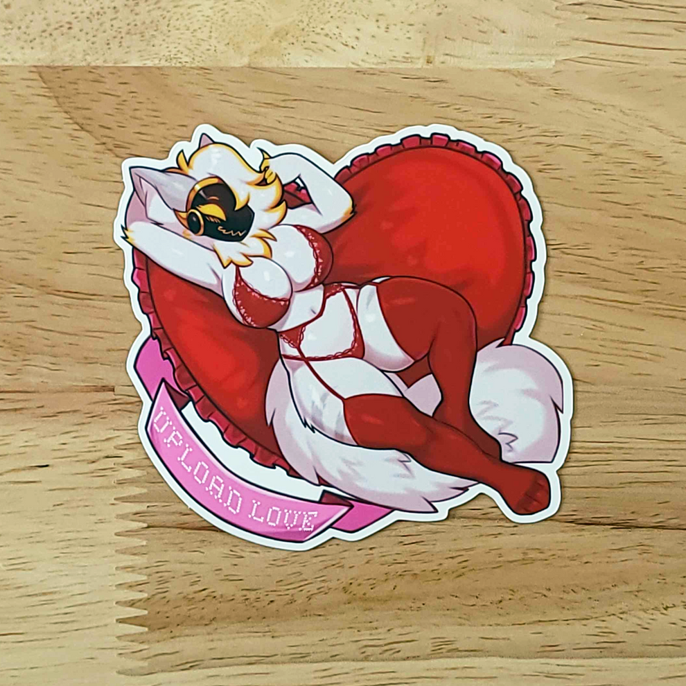 Juno "Upload Love" Sticker – Blue Screen Apparel