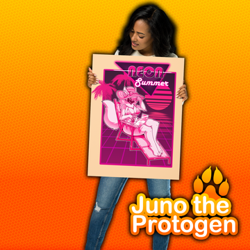Juno the Protogen – Blue Screen Apparel