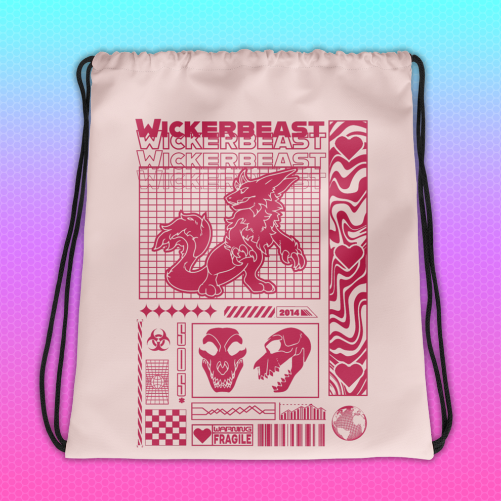 Wicker Cave Valentines Tote Bag – Blue Screen Apparel